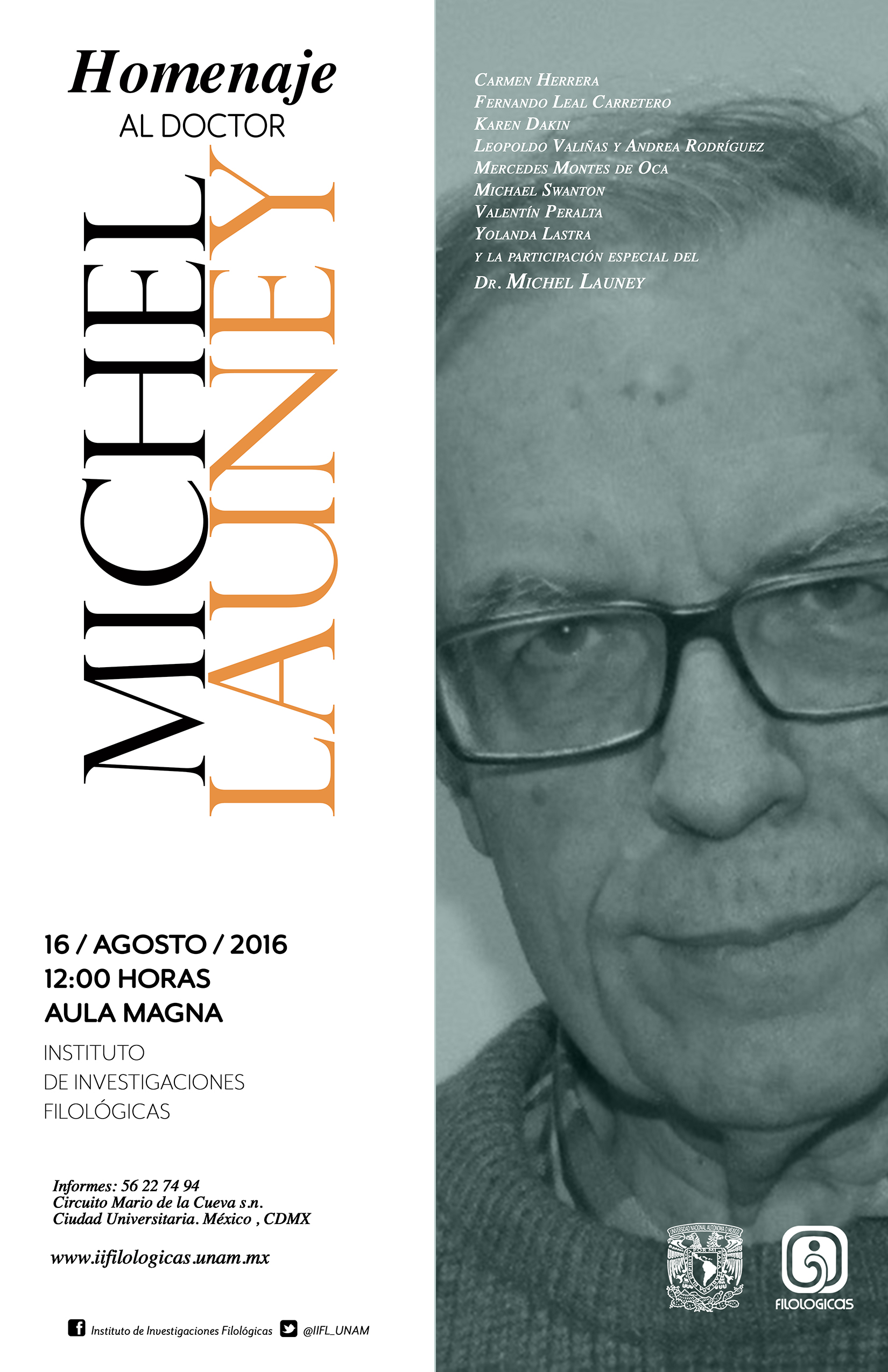 Homenaje al Dr. Michel Launey
